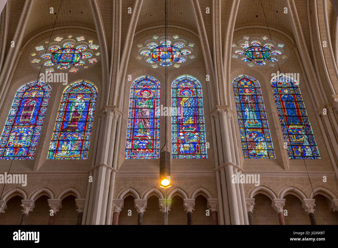 Chartres cathedral window hi-res stock photography and images - Alamy