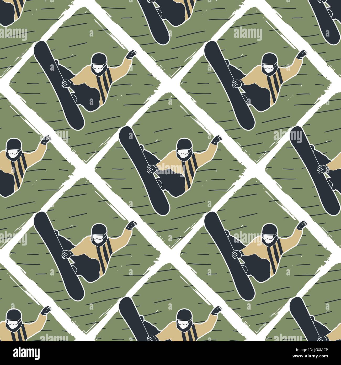Snowboarding background Stock Vector Images - Alamy