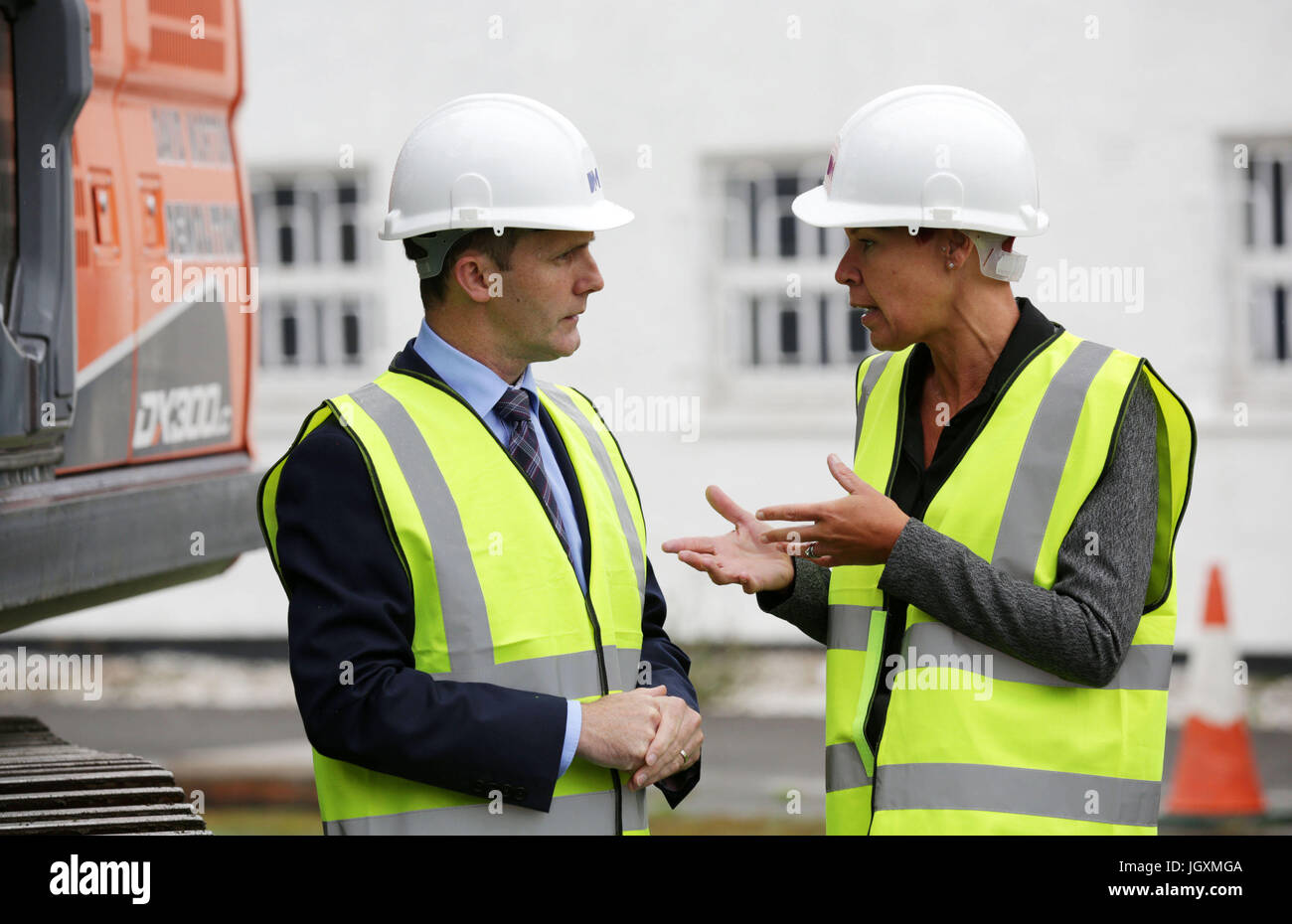 Justice Secretary Michael Matheson with prison governor Caroline ...