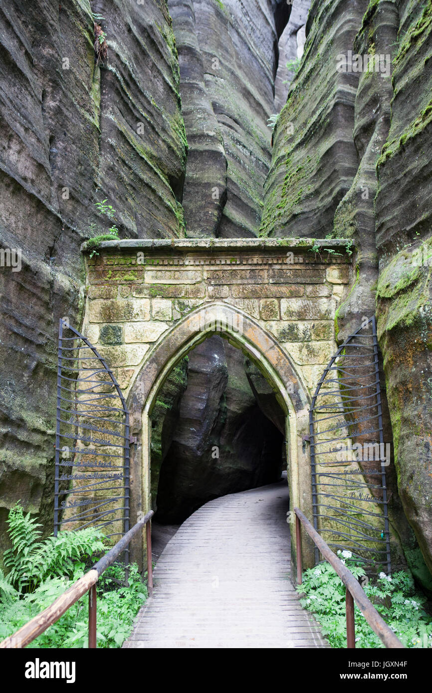 Adršpach-Teplice Rocks, Adršpach, Czechia Stock Photo - Alamy