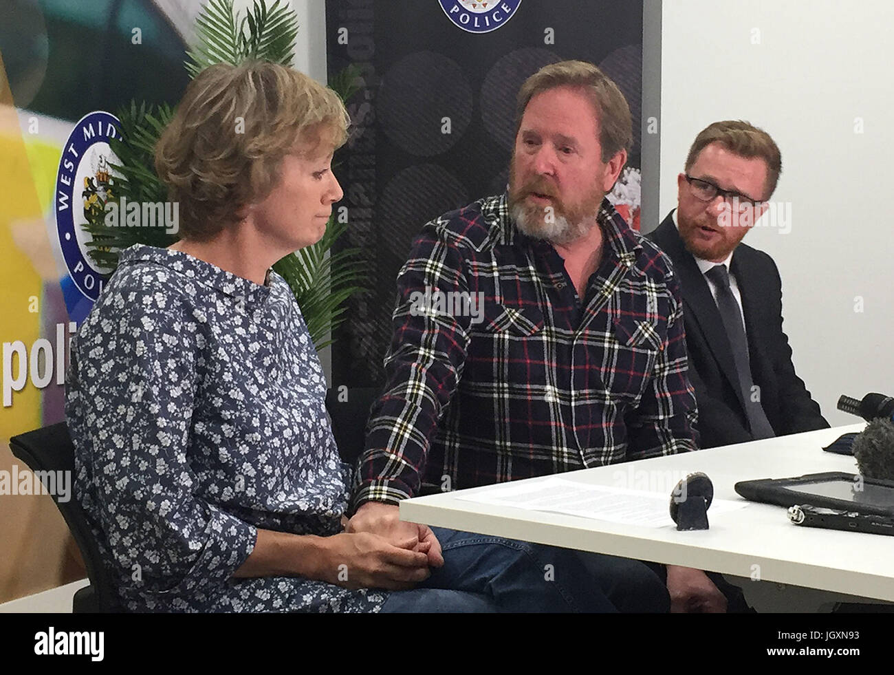 The parents of murdered man James Brindley, Beverley and Mark Brindley ...