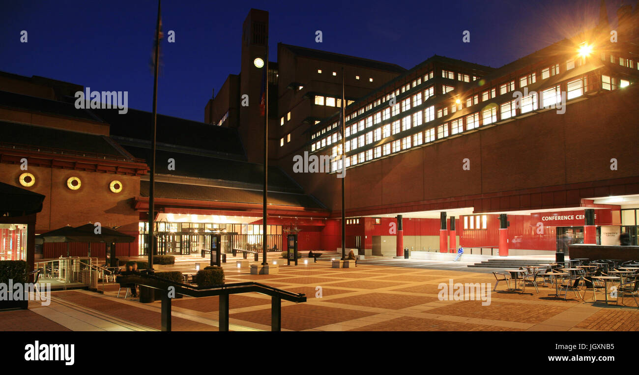 London, UK - November 1, 2010: Outside view of British Library building ...