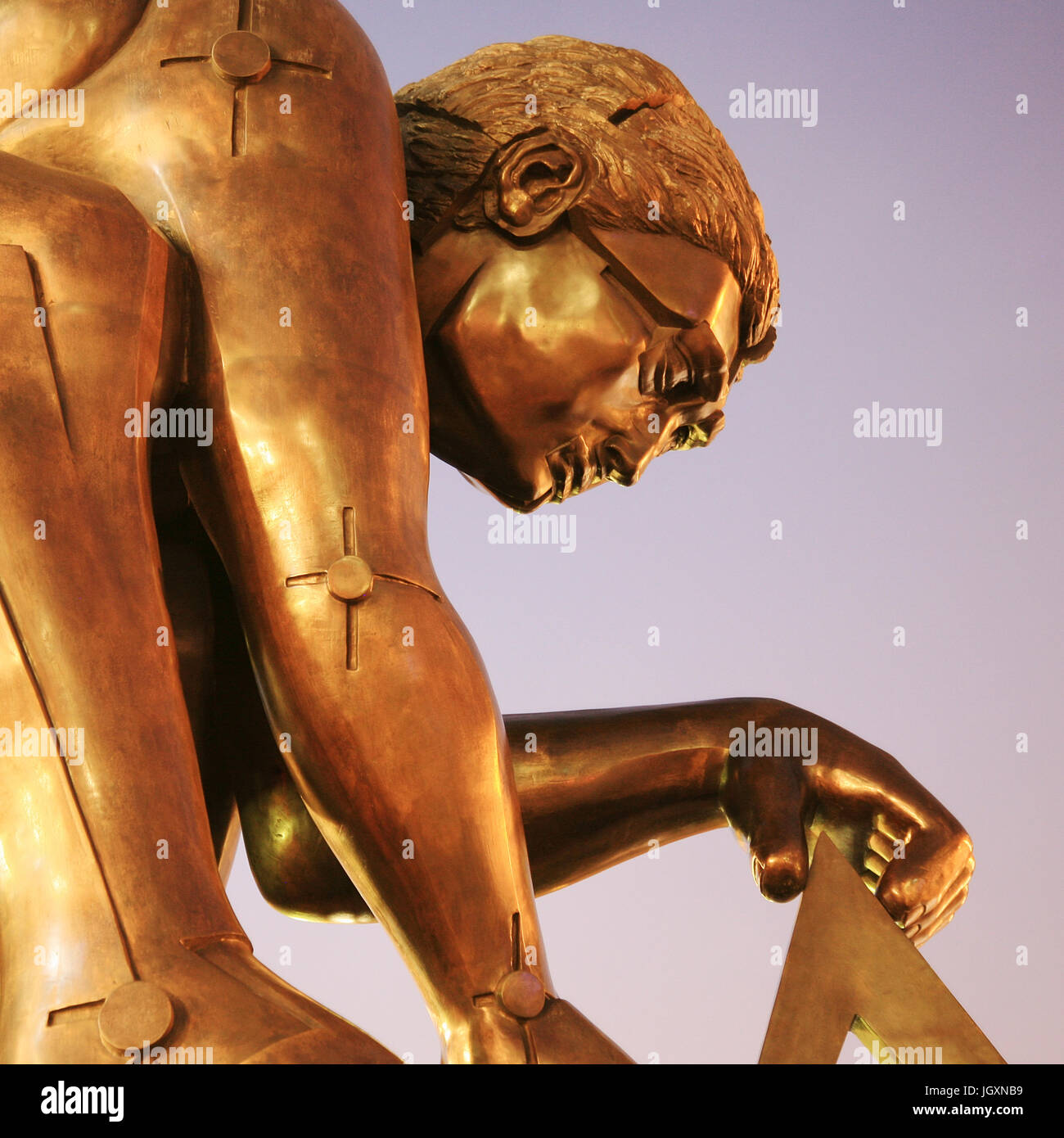 Sir isaac newton statue british library hi-res stock photography and ...