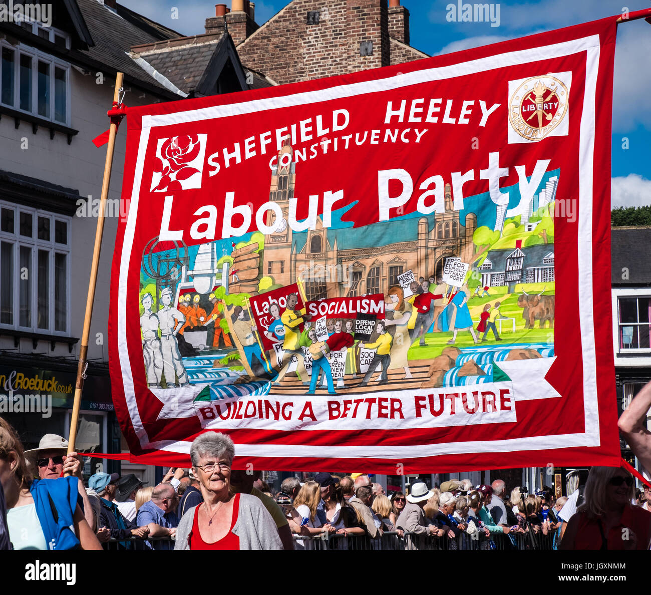 Labour party banner hi-res stock photography and images - Alamy
