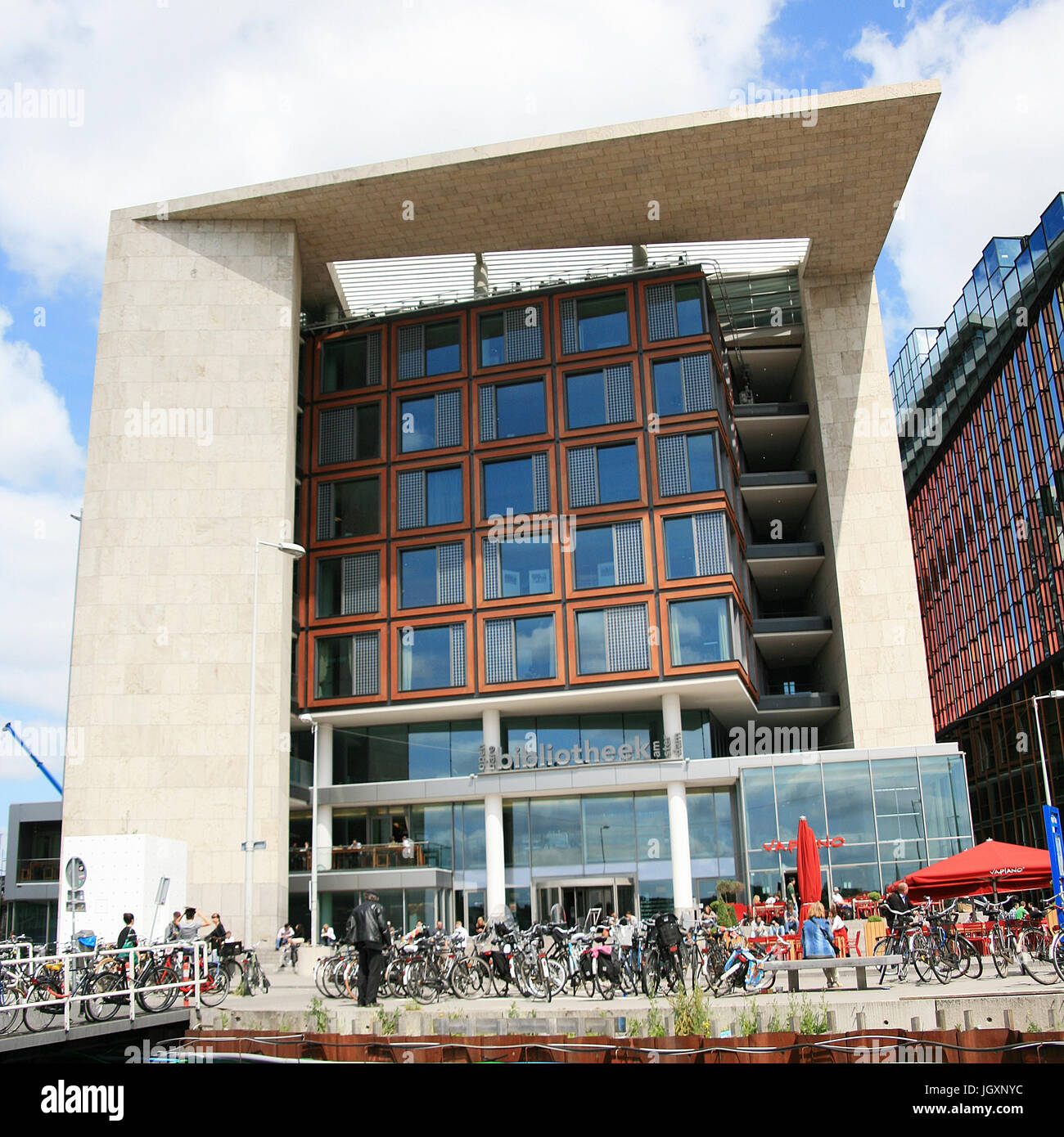Modern architecture of the central library centrale bibliotheek hi-res ...