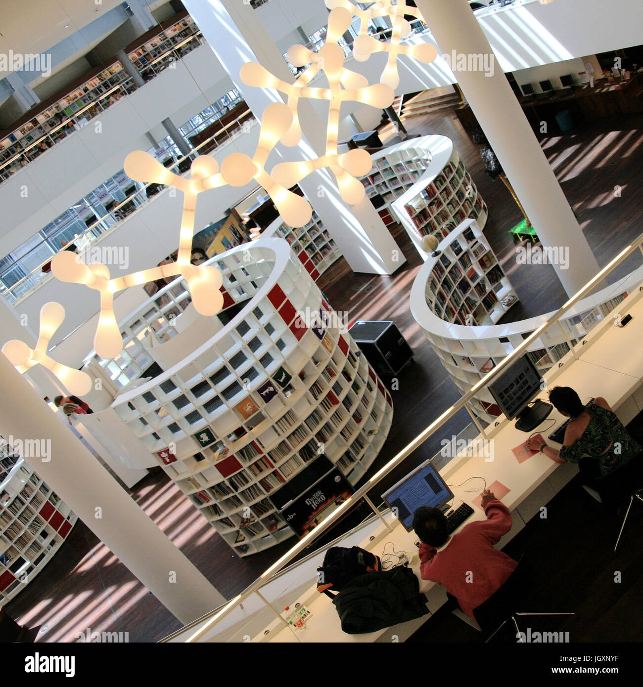 Interior public library in amsterdam hi-res stock photography and ...