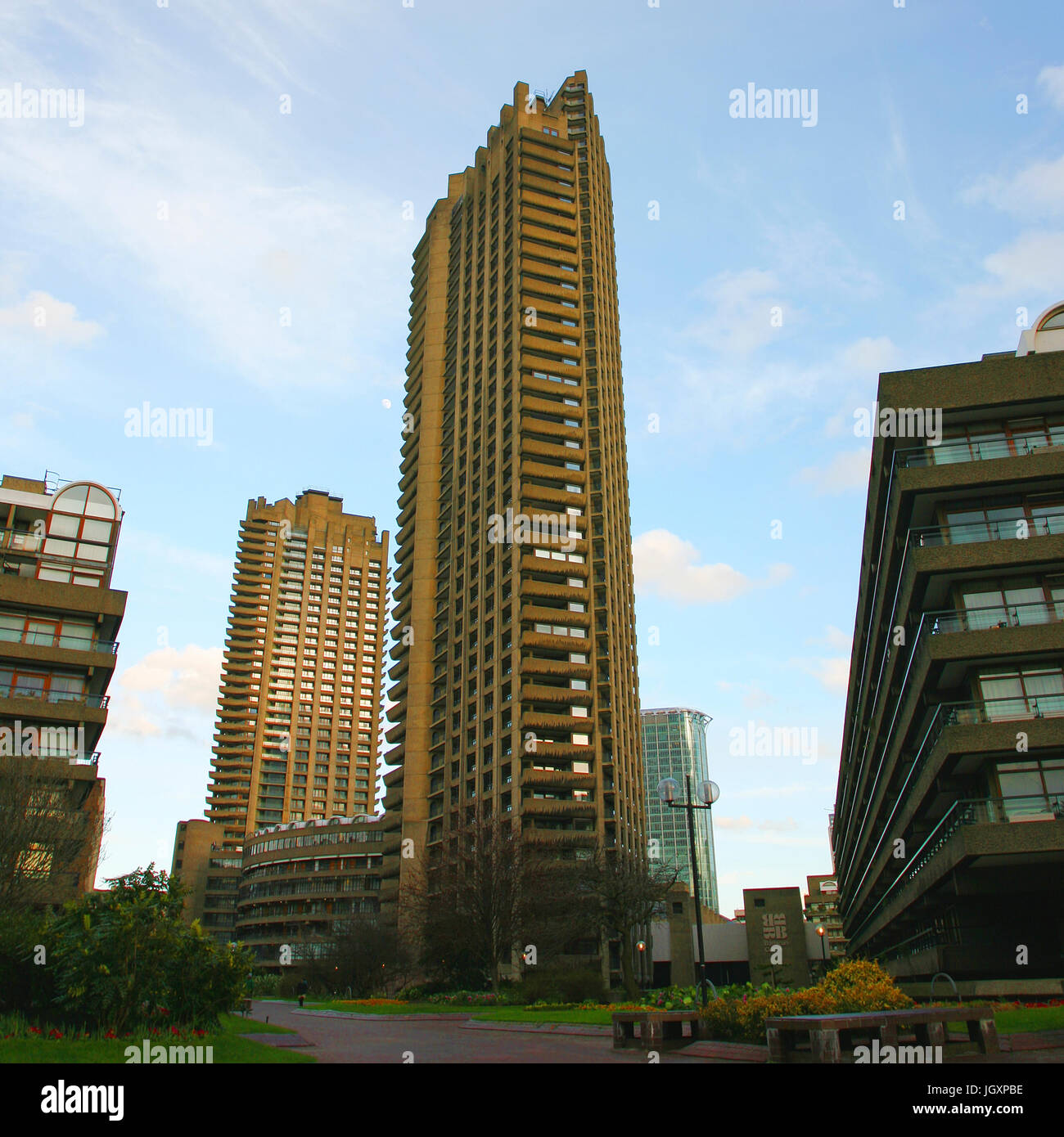 London , UK - February 14, 2011: Outside view of Barbican Center ...