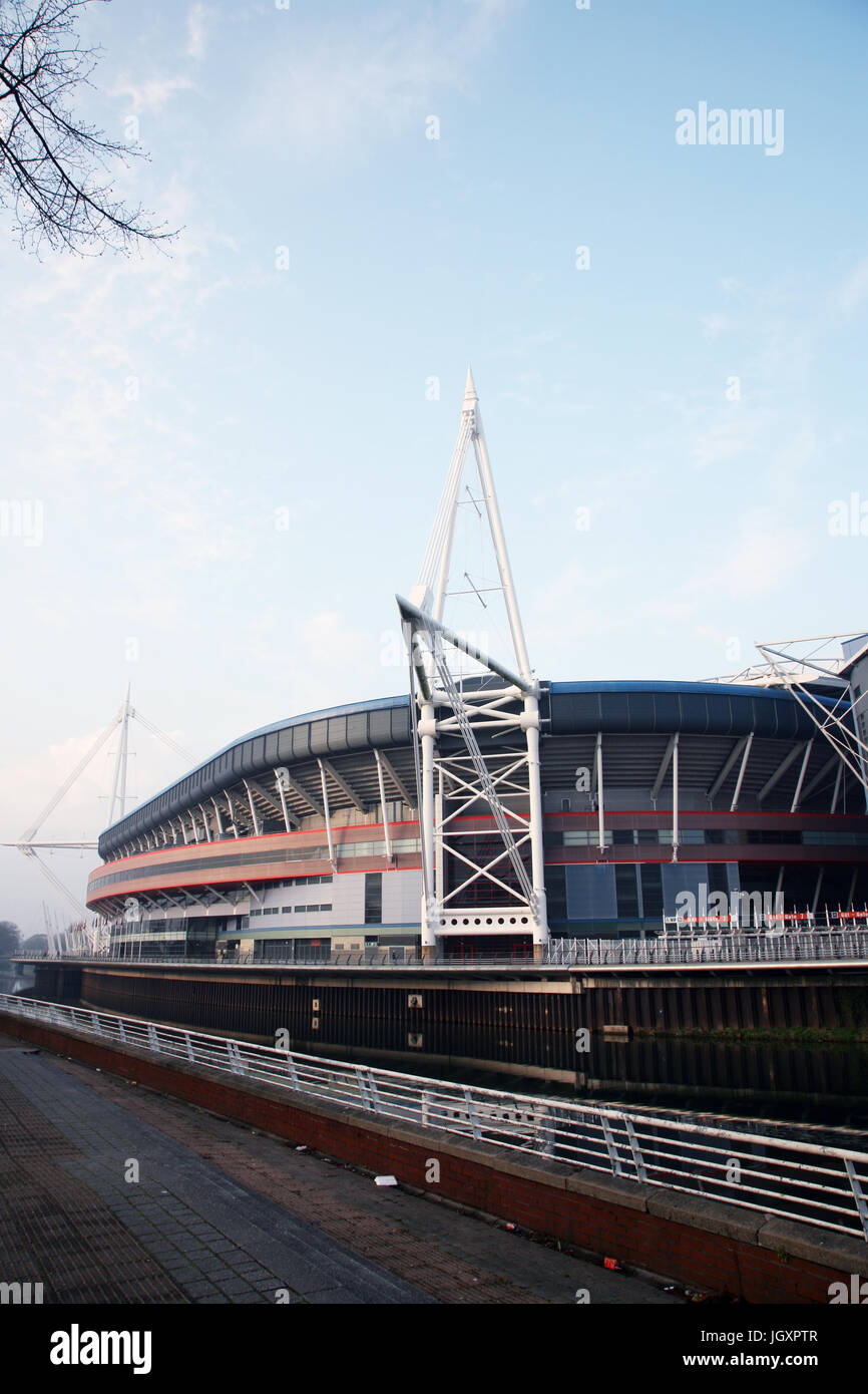 Cardiff stadium wales exterior hi-res stock photography and images - Alamy