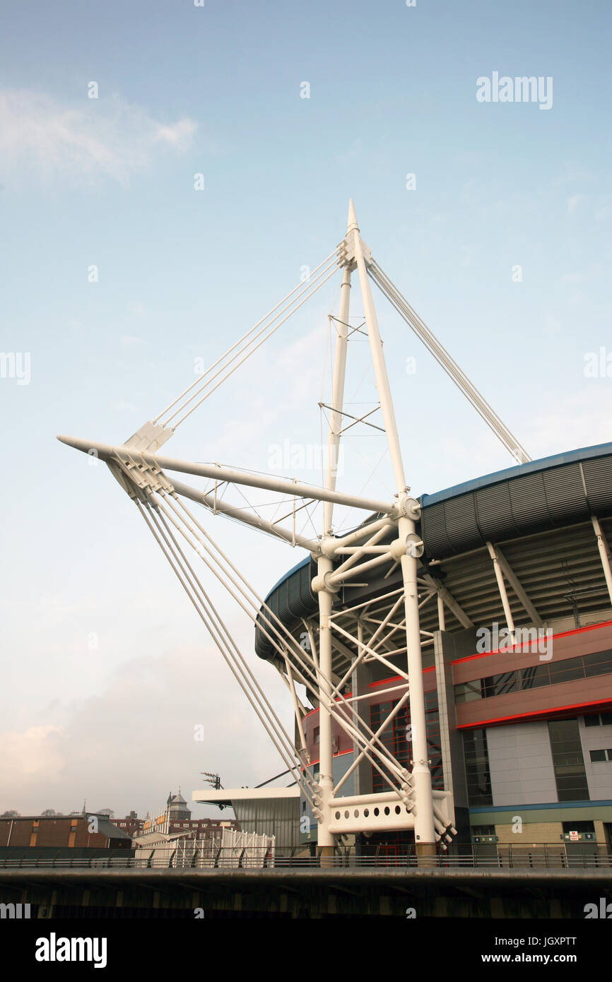 Cardiff stadium wales exterior hi-res stock photography and images - Alamy