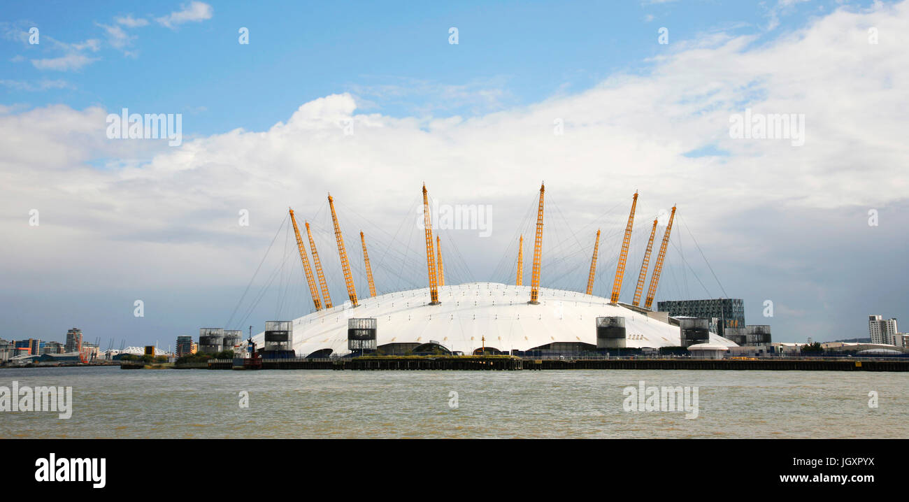 LONDON - AUGUST 27 : The Millennium Dome, also called O2 Arena, on ...