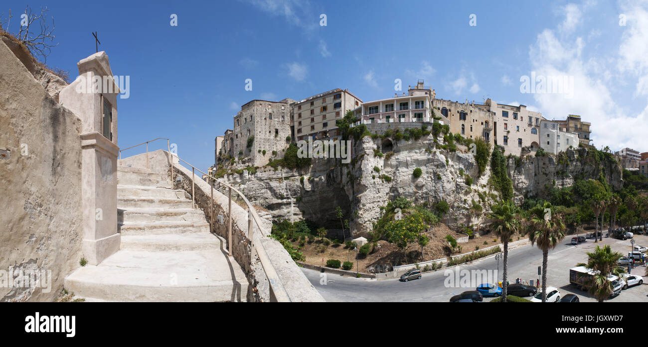 Skyline of Tropea, one of the most famous tourist destinations in the ...