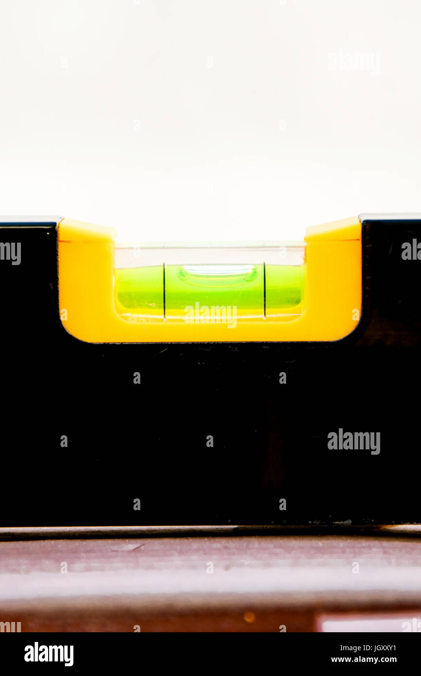 Air bubble level on bricks Stock Photo - Alamy