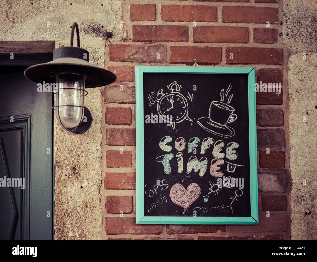 Front view of signage on a building with classical architecture.Photo ...