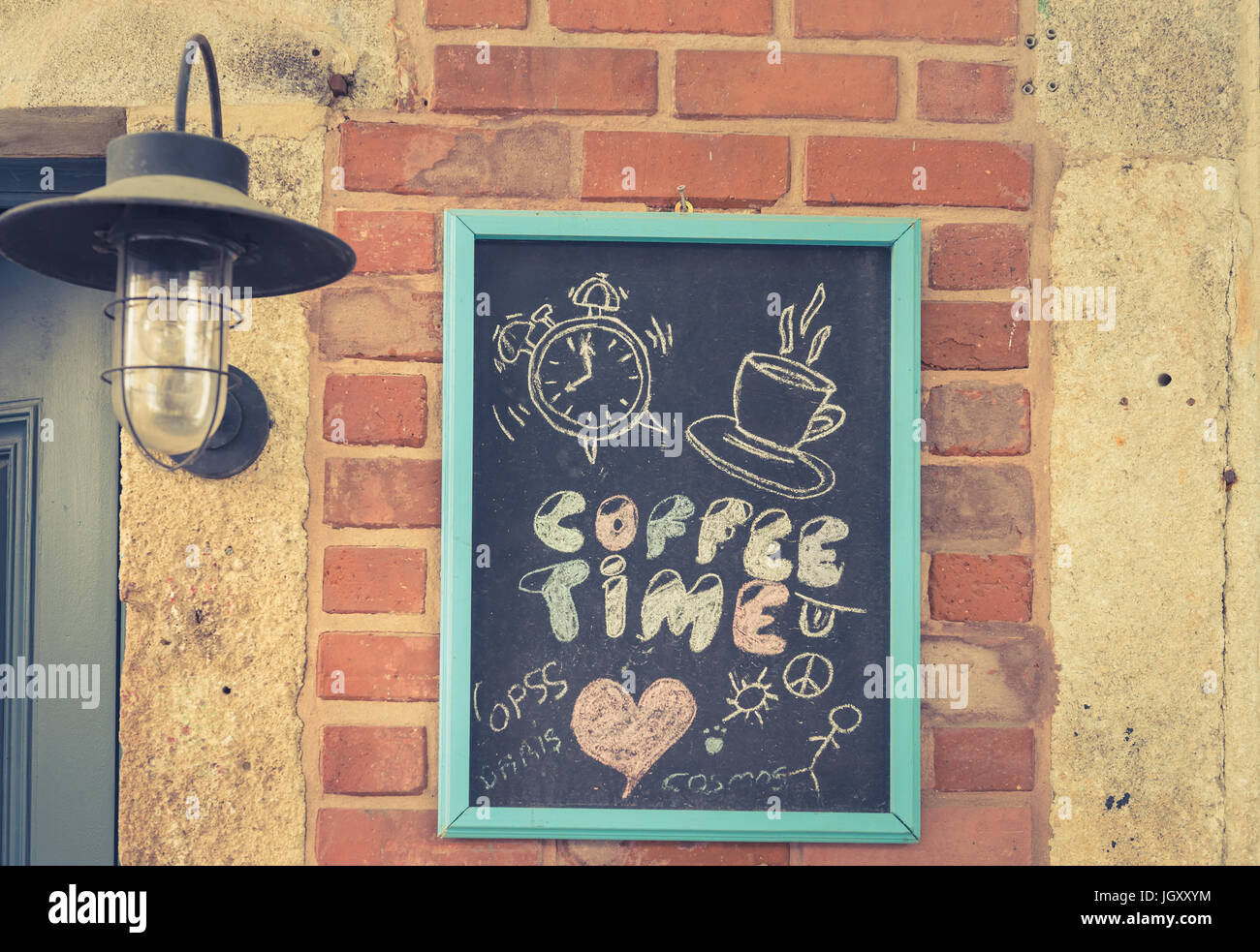 Front view of signage on a building with classical architecture.Photo ...