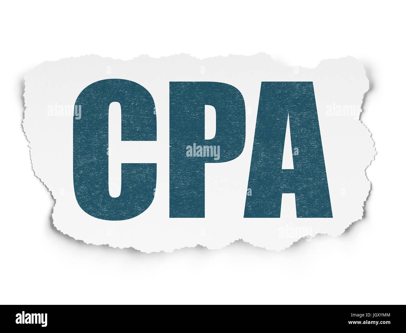 Business concept: CPA on Torn Paper background Stock Photo - Alamy