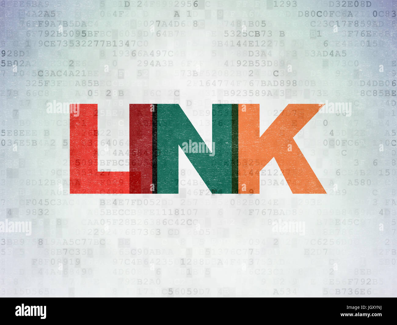 Web design concept: Link on Digital Data Paper background Stock Photo - Alamy