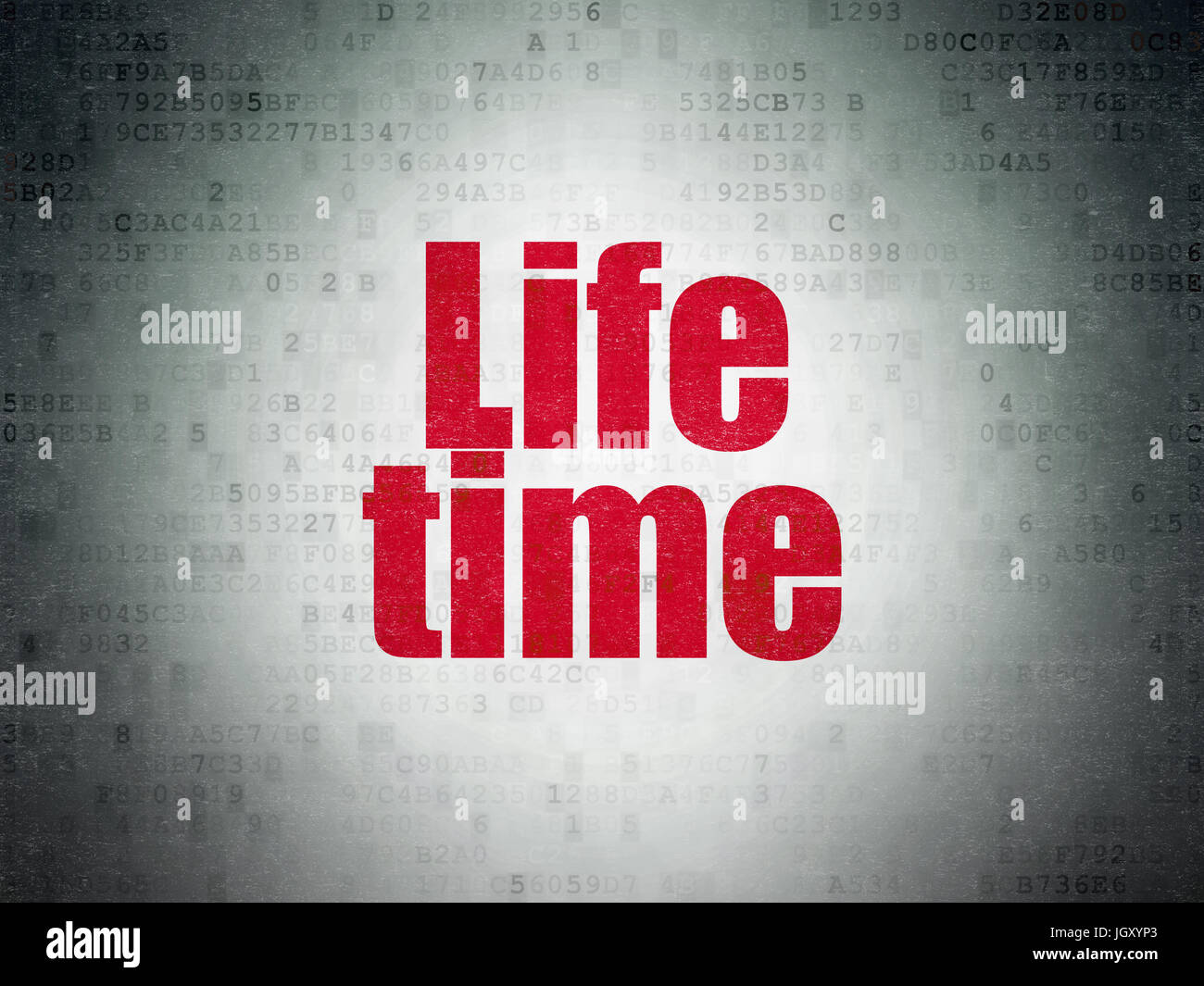 Timeline concept: Life Time on Digital Data Paper background Stock ...