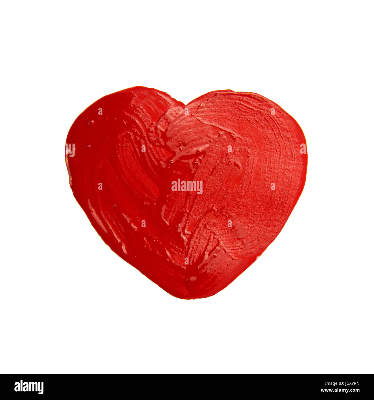 painted red heart Stock Photo - Alamy
