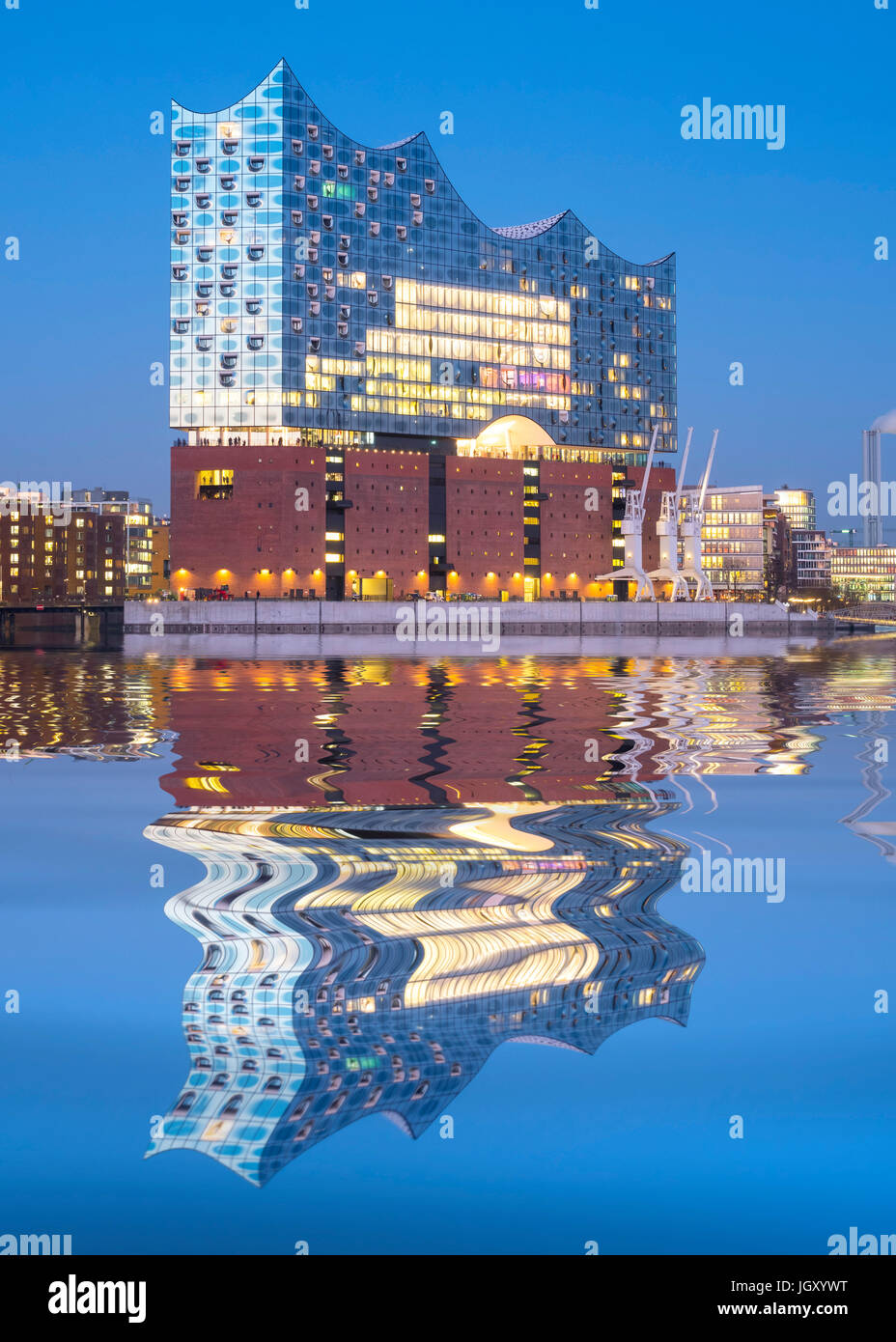 Elbphilharmonie, Hamburg, Germany; View of new Elbphilharmonie opera ...