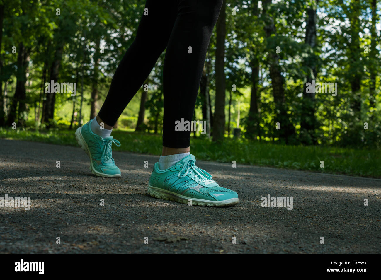 Sport woman running Stock Photo - Alamy