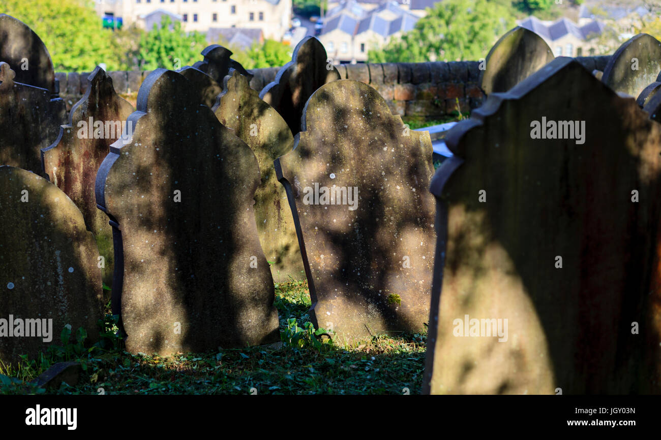 Methodist Graveyard above Hebden Bridge Stock Photo - Alamy