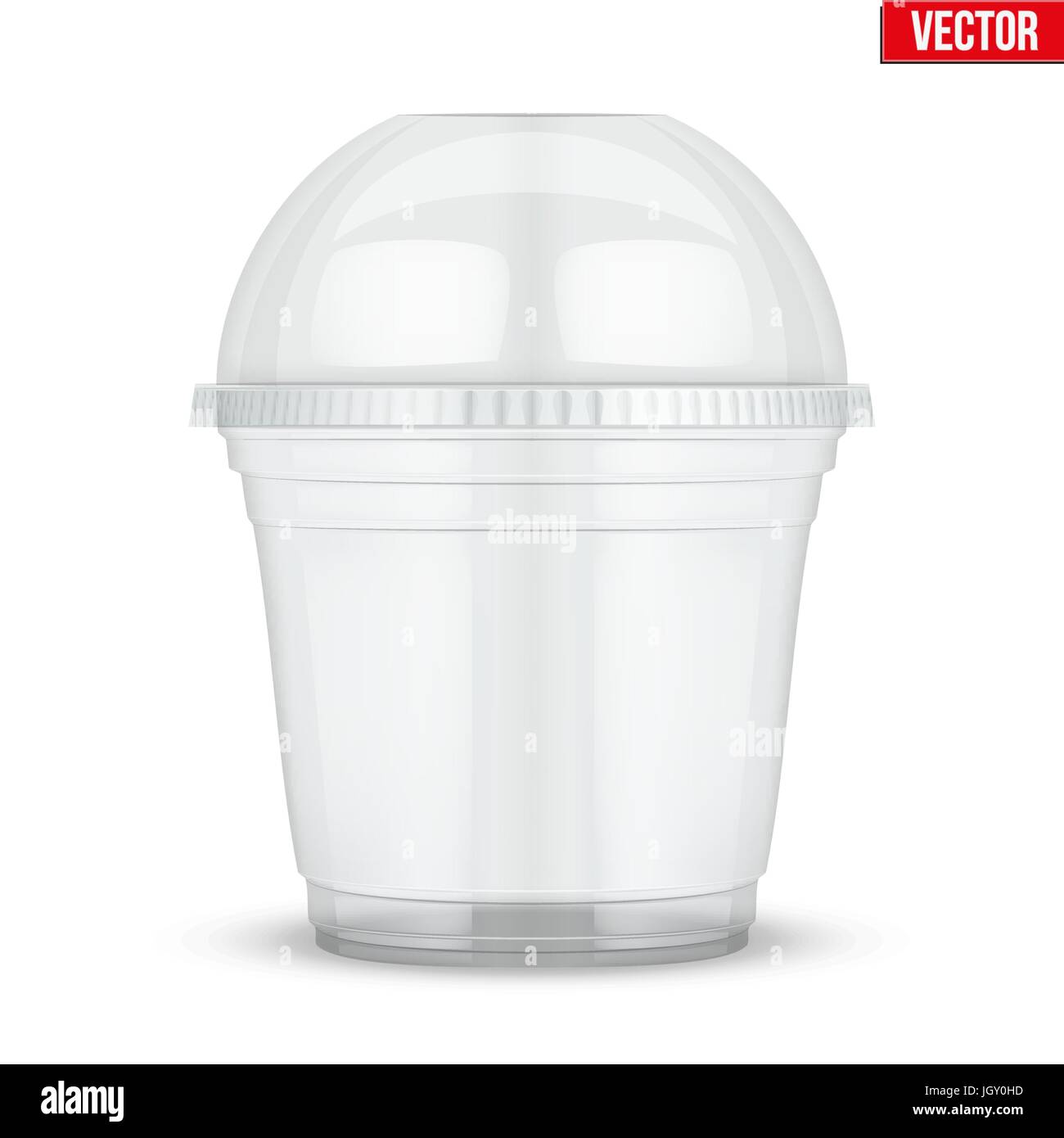 White jar container plastic Stock Vector Images - Alamy