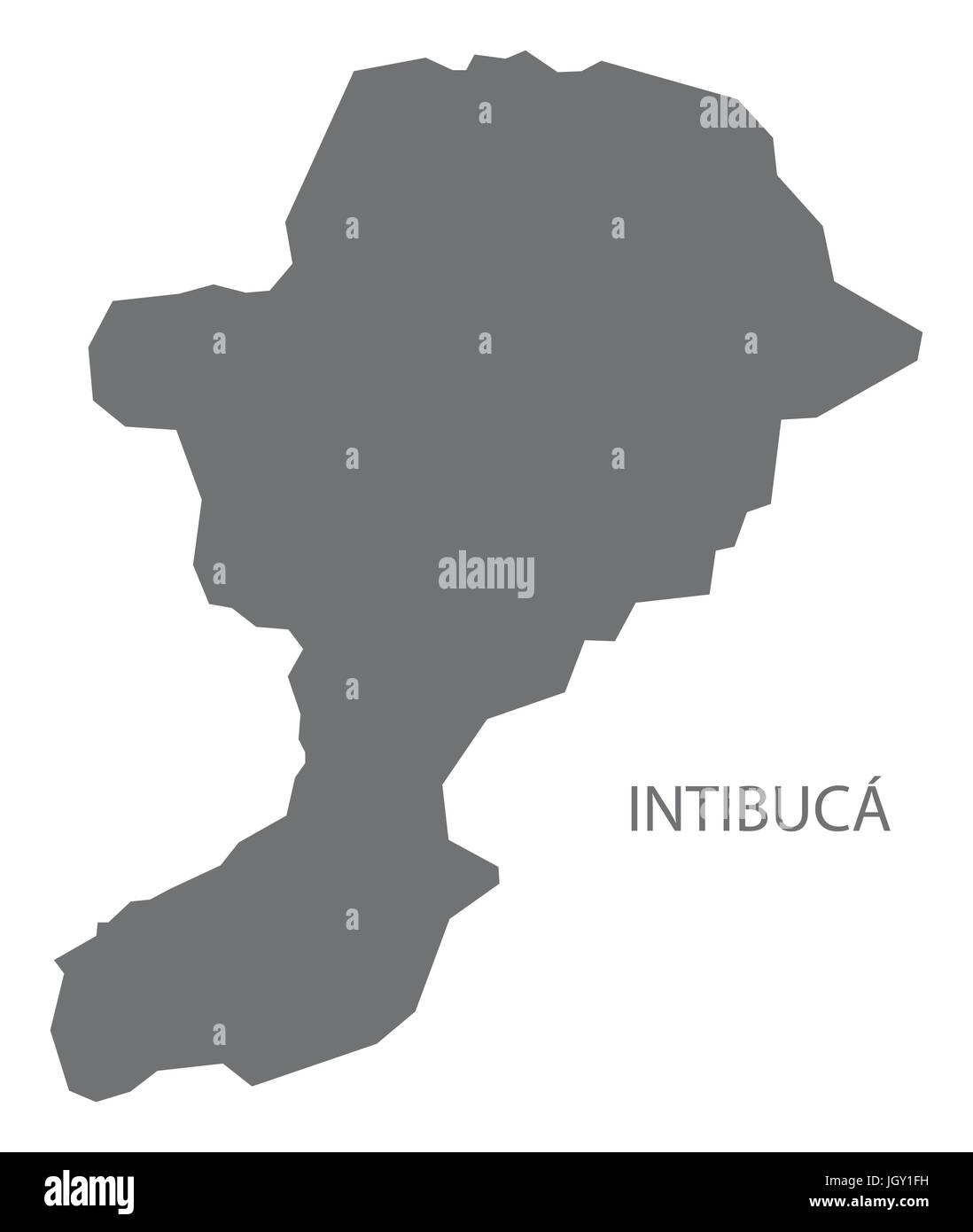 Honduras map intibuca hi-res stock photography and images - Alamy