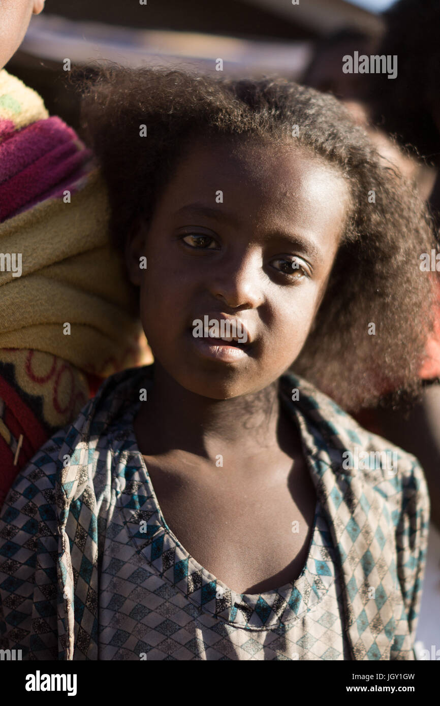 color portrait of black kids in africa in ethiopia Stock Photo - Alamy