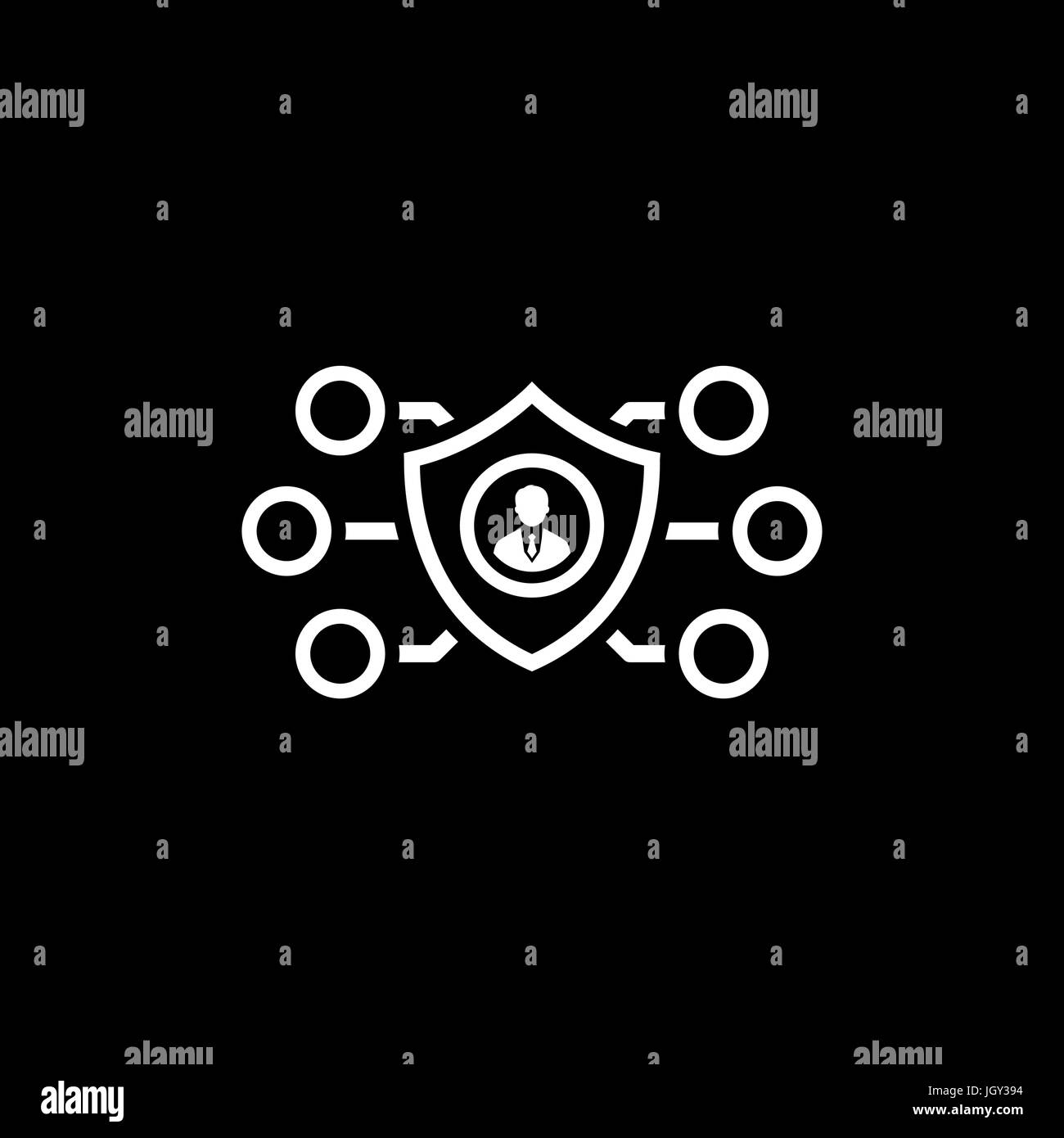 Secured Access Icon. Flat Design Stock Vector Image & Art - Alamy Secured Access Icon. Flat Design Stock Vector Image & Art - Alamy