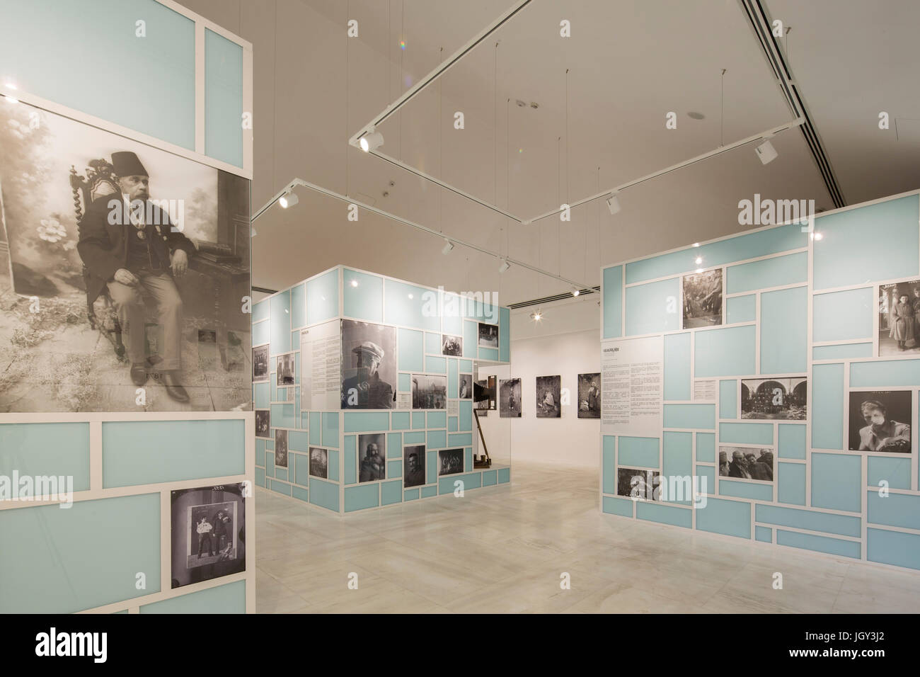 Exhibition space with display. Marubi National Museum of Photography ...