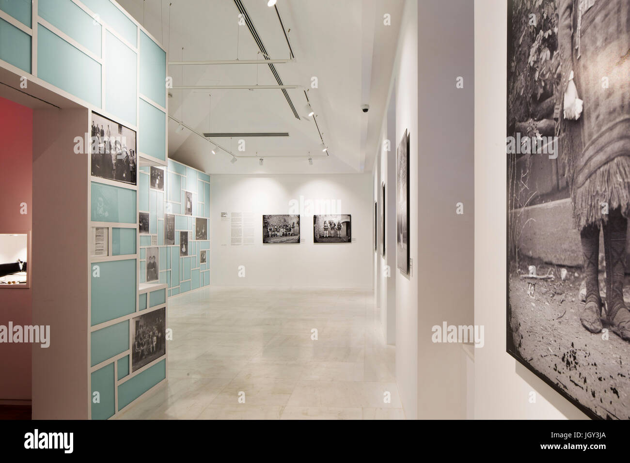 Exhibition space with display of photographs. Marubi National Museum of ...