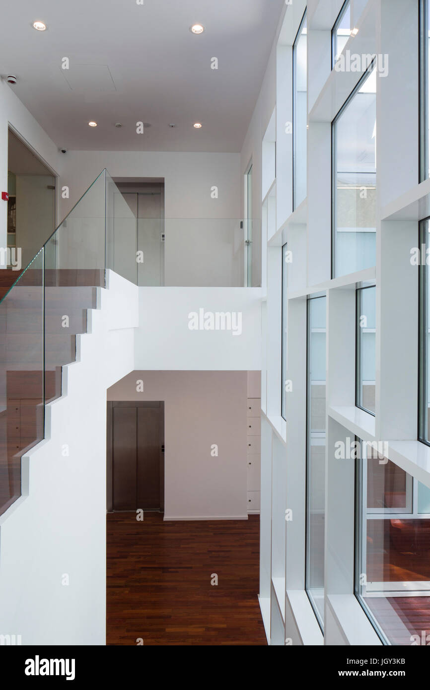 Window wall and staircase. Marubi National Museum of Photography ...