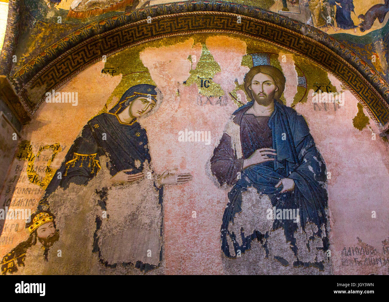 Mosaic byzantine church chora istambul hi-res stock photography and ...