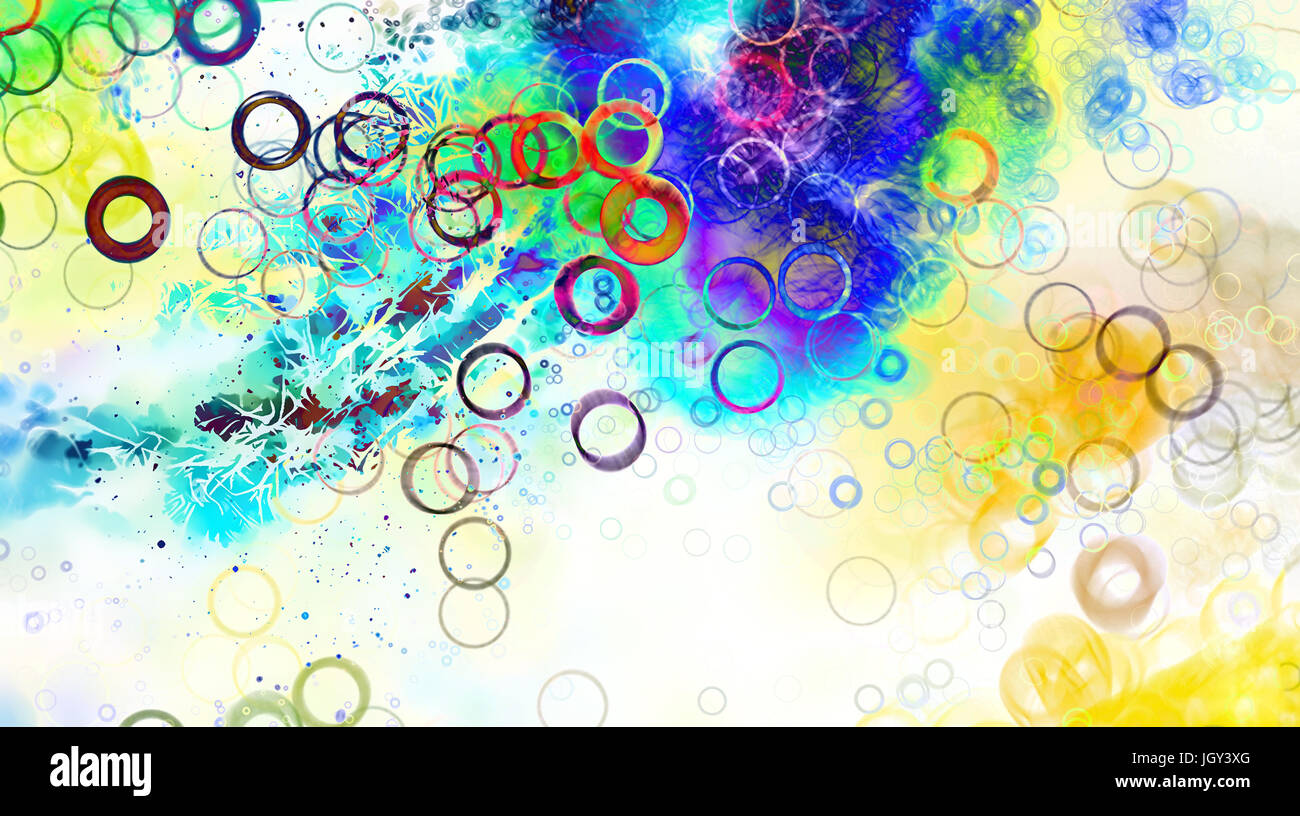 abstract fresh design background with light circle pattern and shiny ...