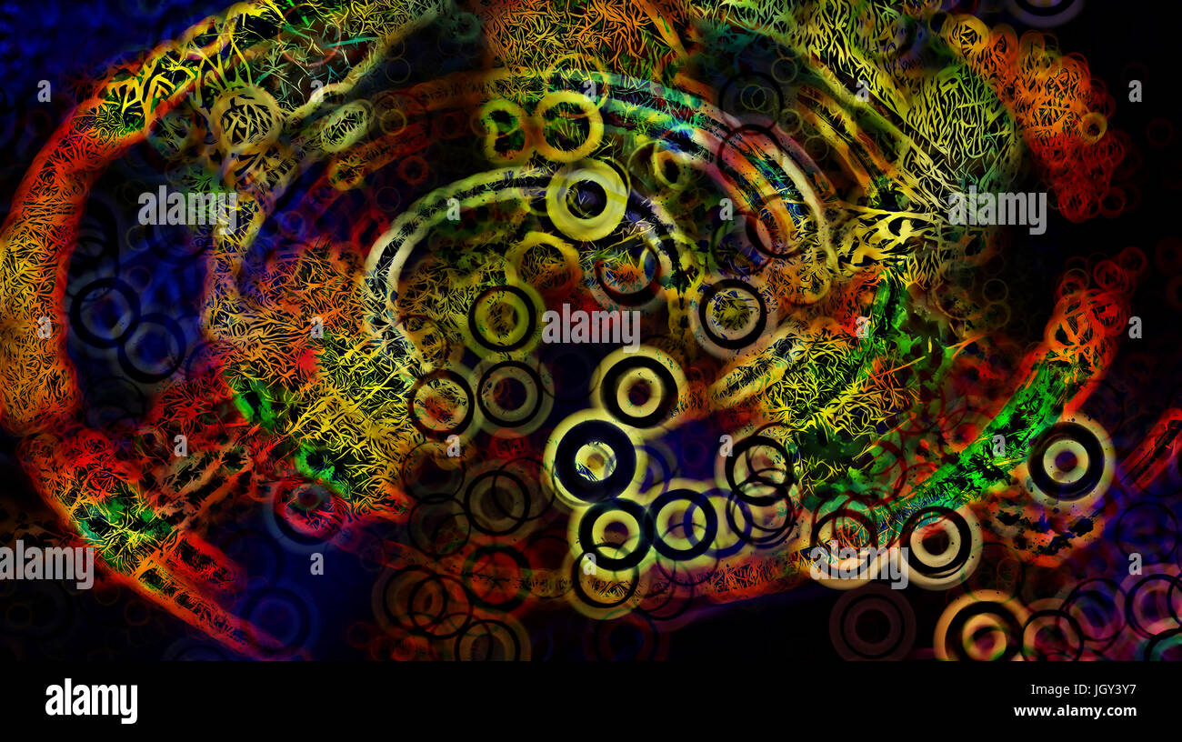 abstract fresh design background with light circle pattern and shiny ...