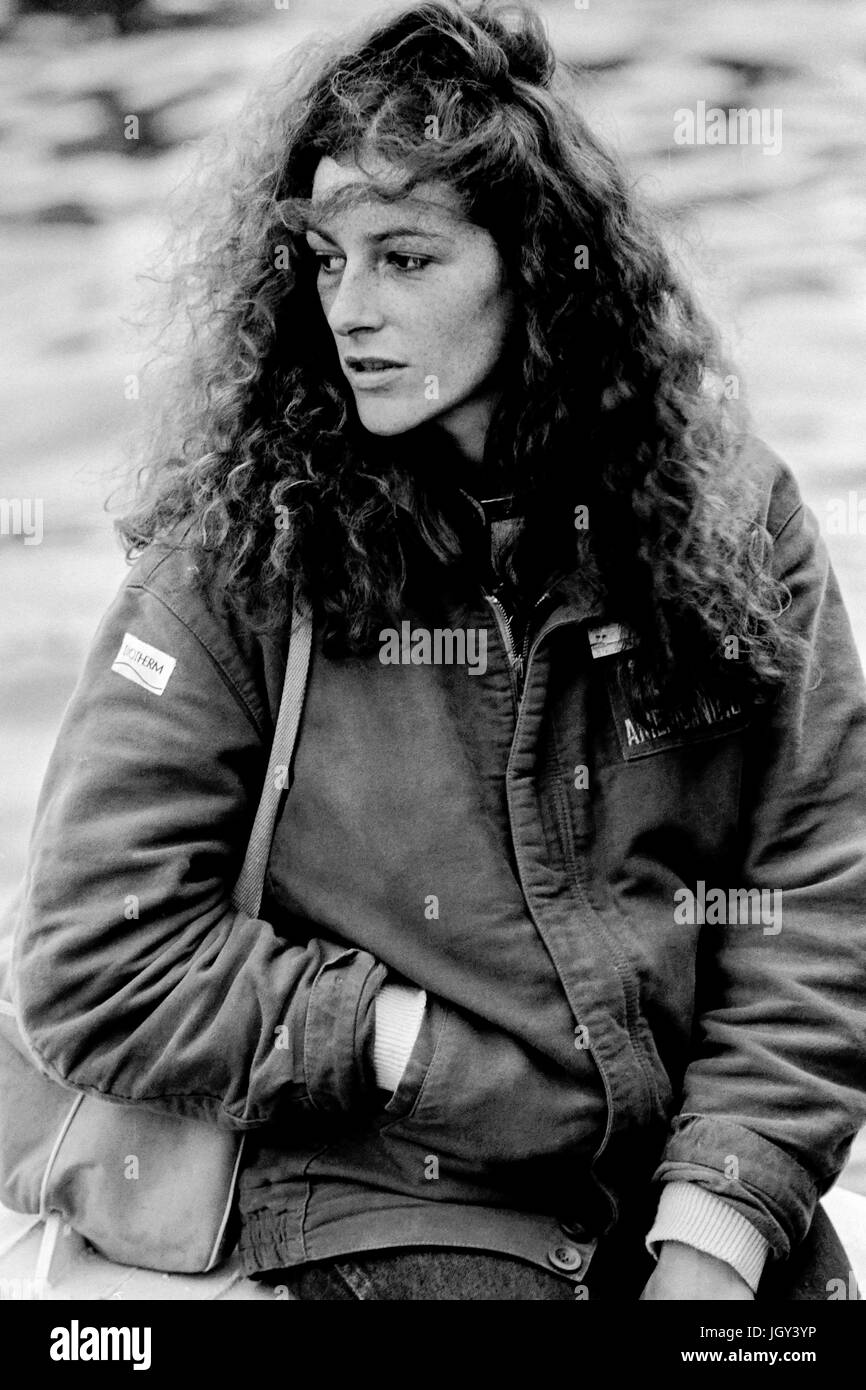 Florence Arthaud - Biotherm II Stock Photo - Alamy