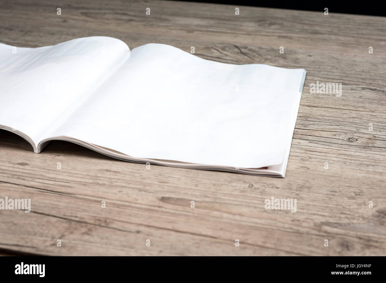Blank magazine on white hi-res stock photography and images - Alamy