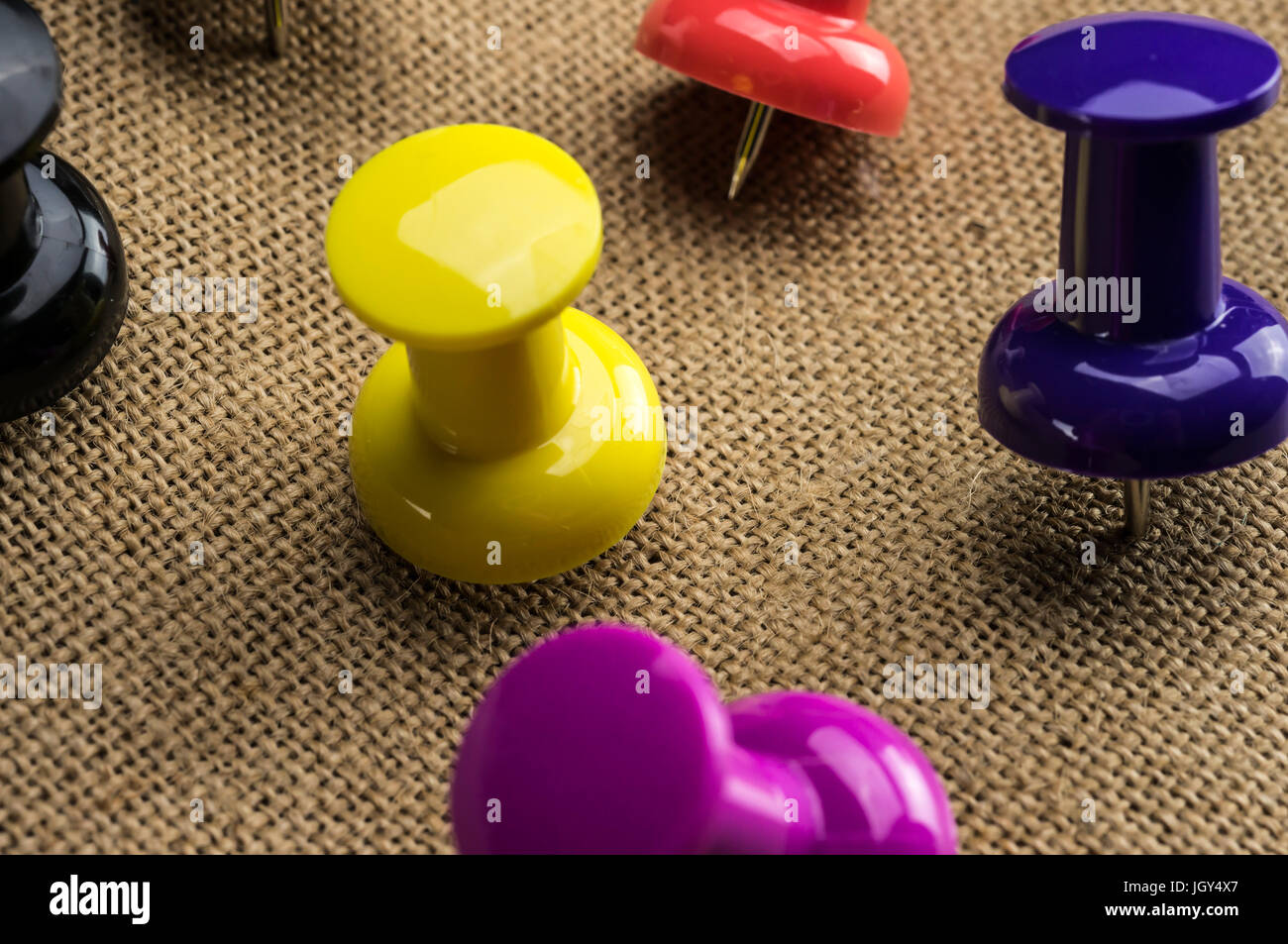 Multi colored pin map hi-res stock photography and images - Alamy