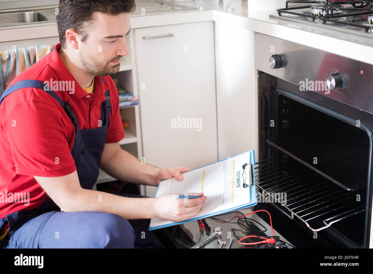 Broken kitchen equipment hi-res stock photography and images - Alamy