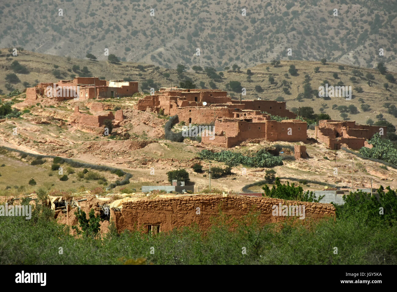 Village in rural Morocco Stock Photo - Alamy