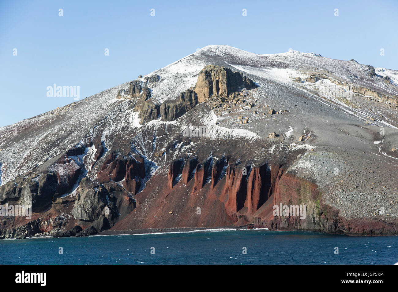 Deception Island, South shetland islands. This island is the caldera of ...