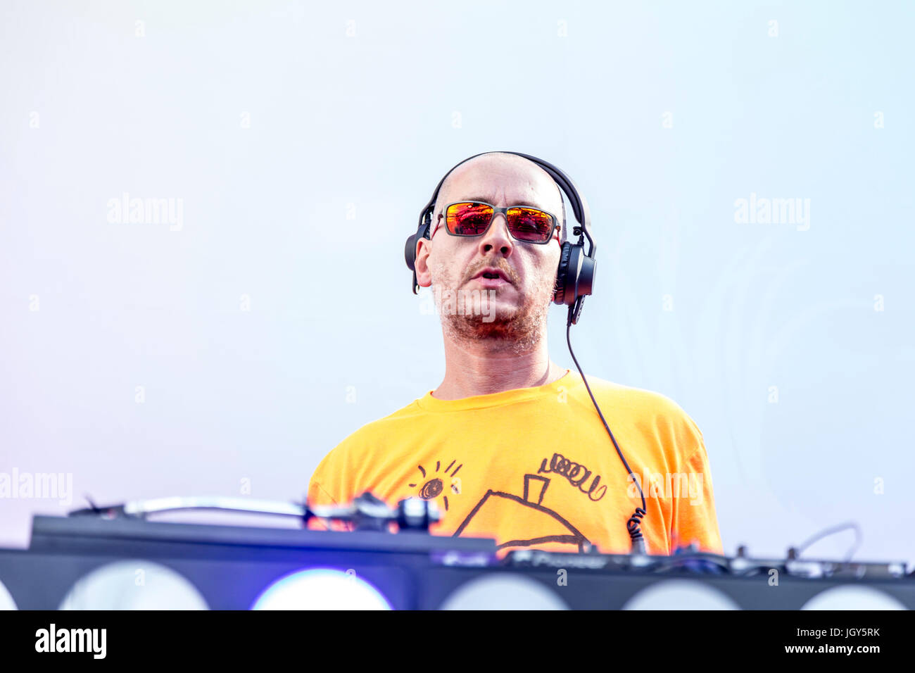 london, United Kingdom – July 1, 2017: DJ performing at the London ...