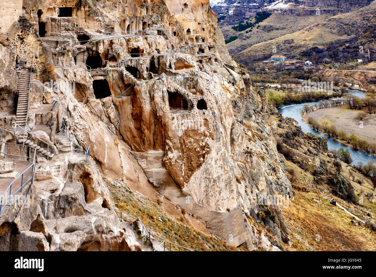 Vardzia, a cave monastery in Georgia Stock Photo - Alamy