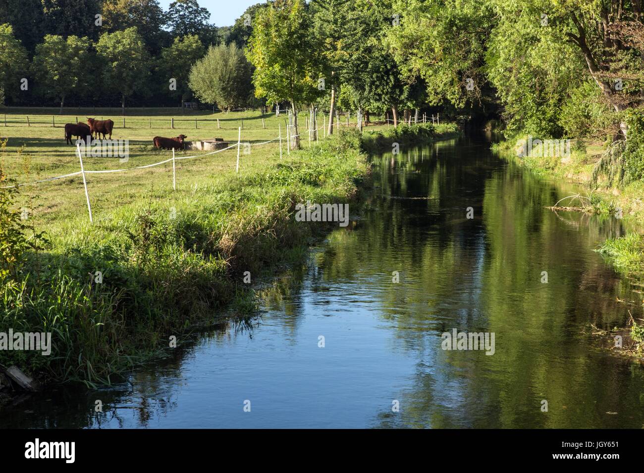 THE ROYAL VALLEY OF THE EURE,FRANCE Stock Photo - Alamy