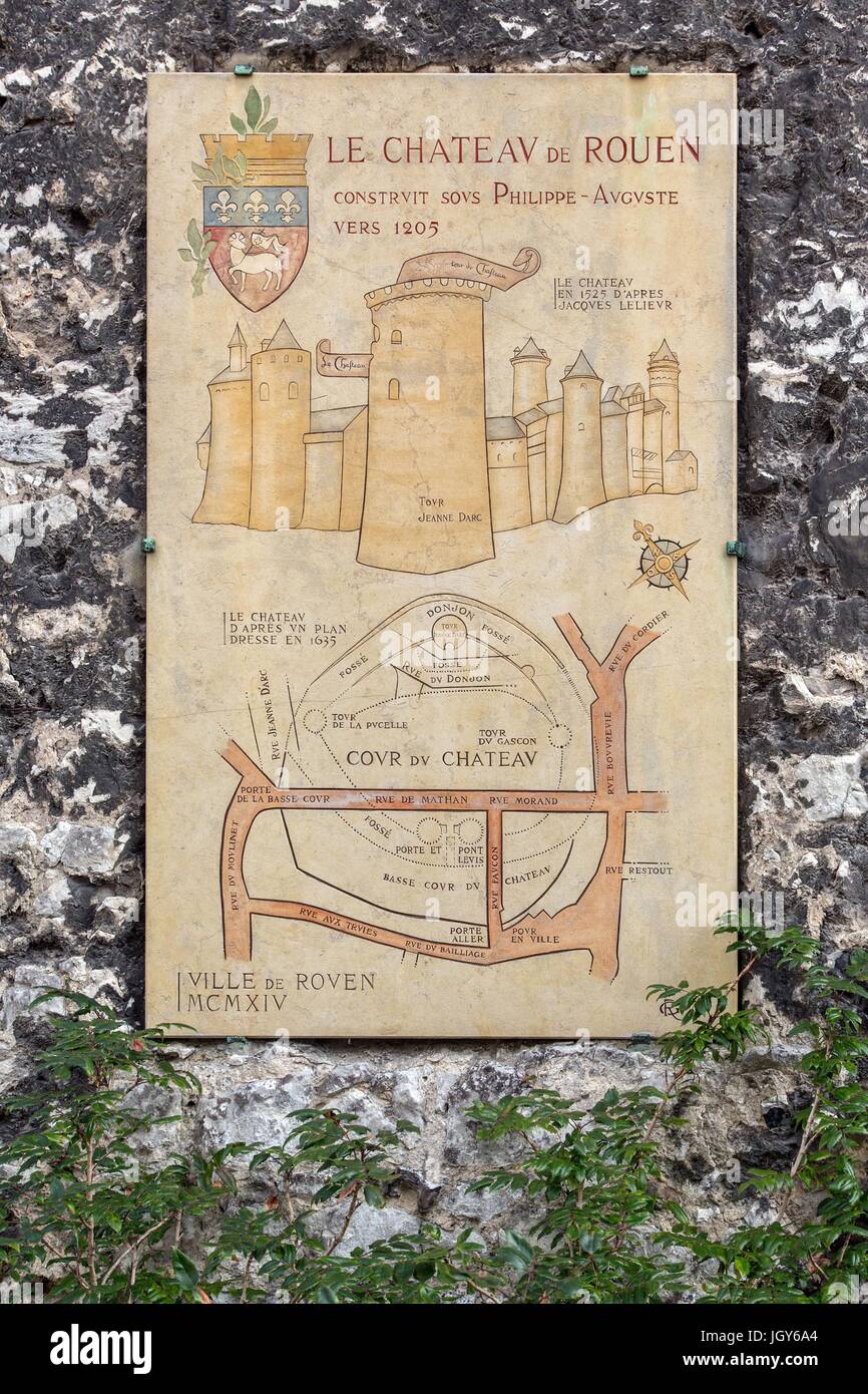 Rouen castle hi-res stock photography and images - Alamy