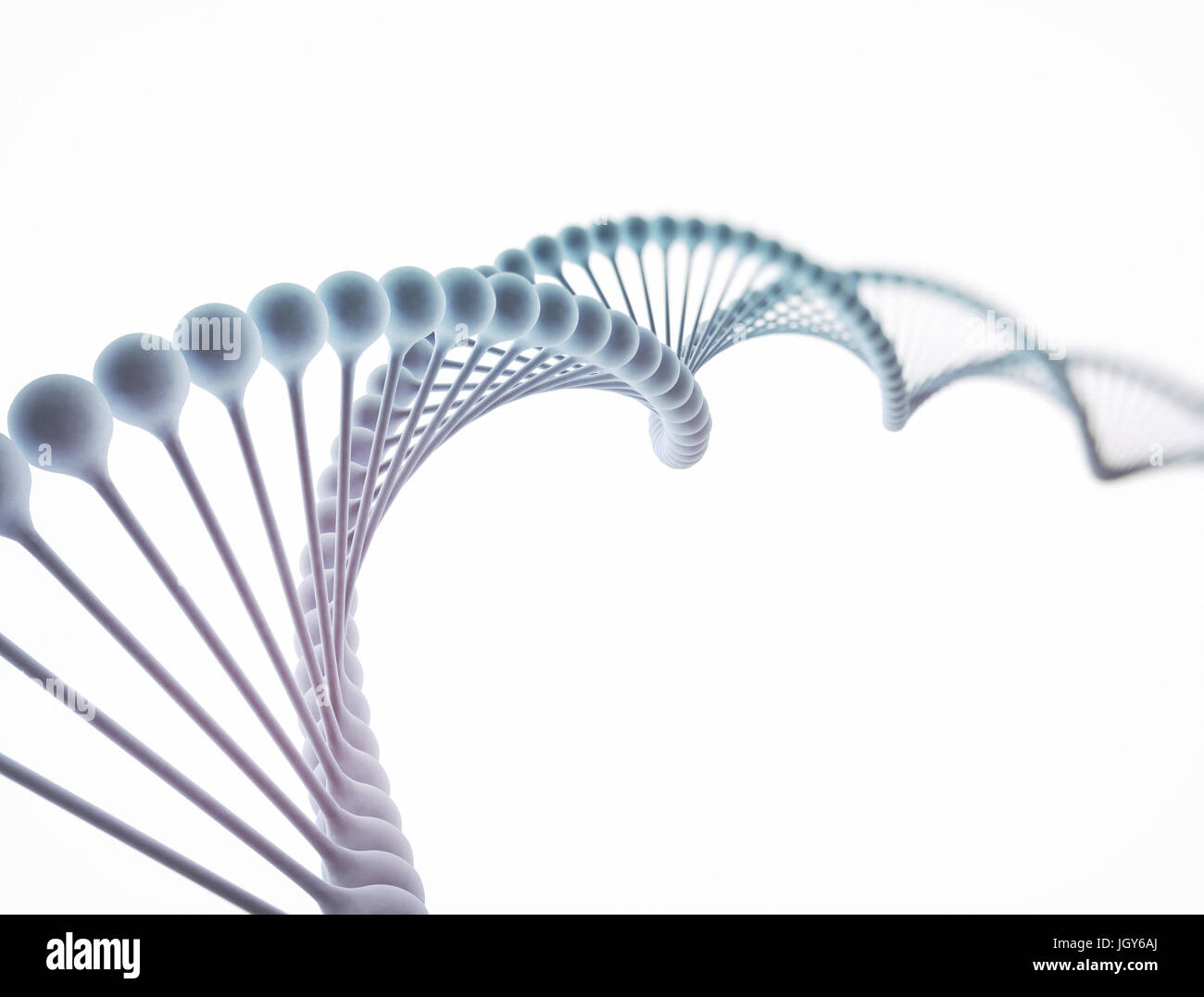 DNA isolated on white Stock Photo - Alamy