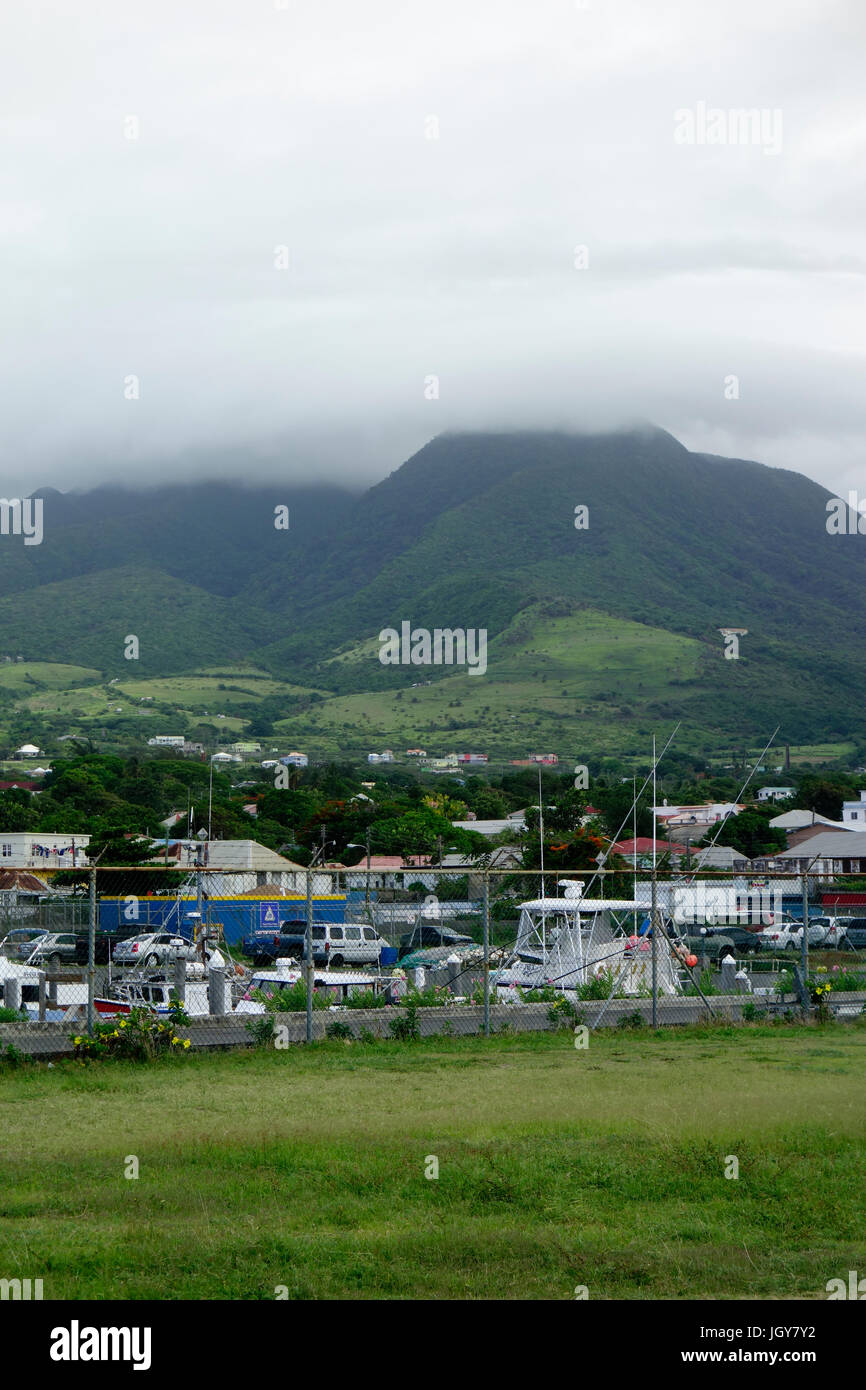 Nevis Peak Volcano High Resolution Stock Photography and Images - Alamy