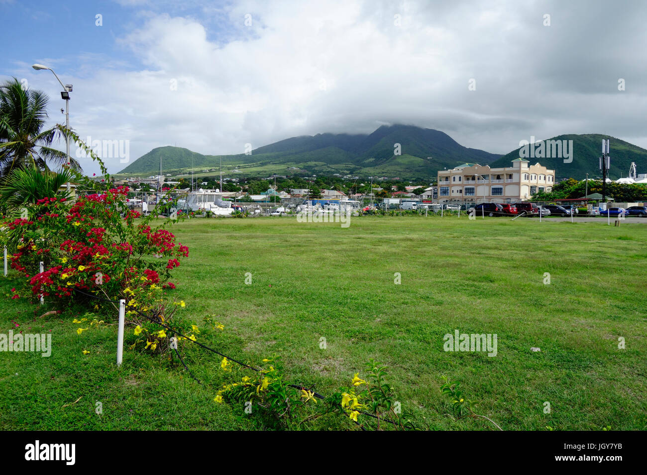 Nevis Peak Volcano High Resolution Stock Photography and Images - Alamy