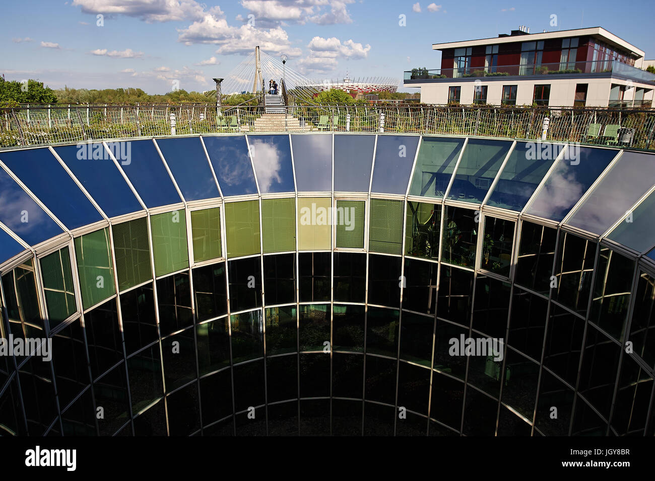 Warsaw university library rooftop hi-res stock photography and images ...