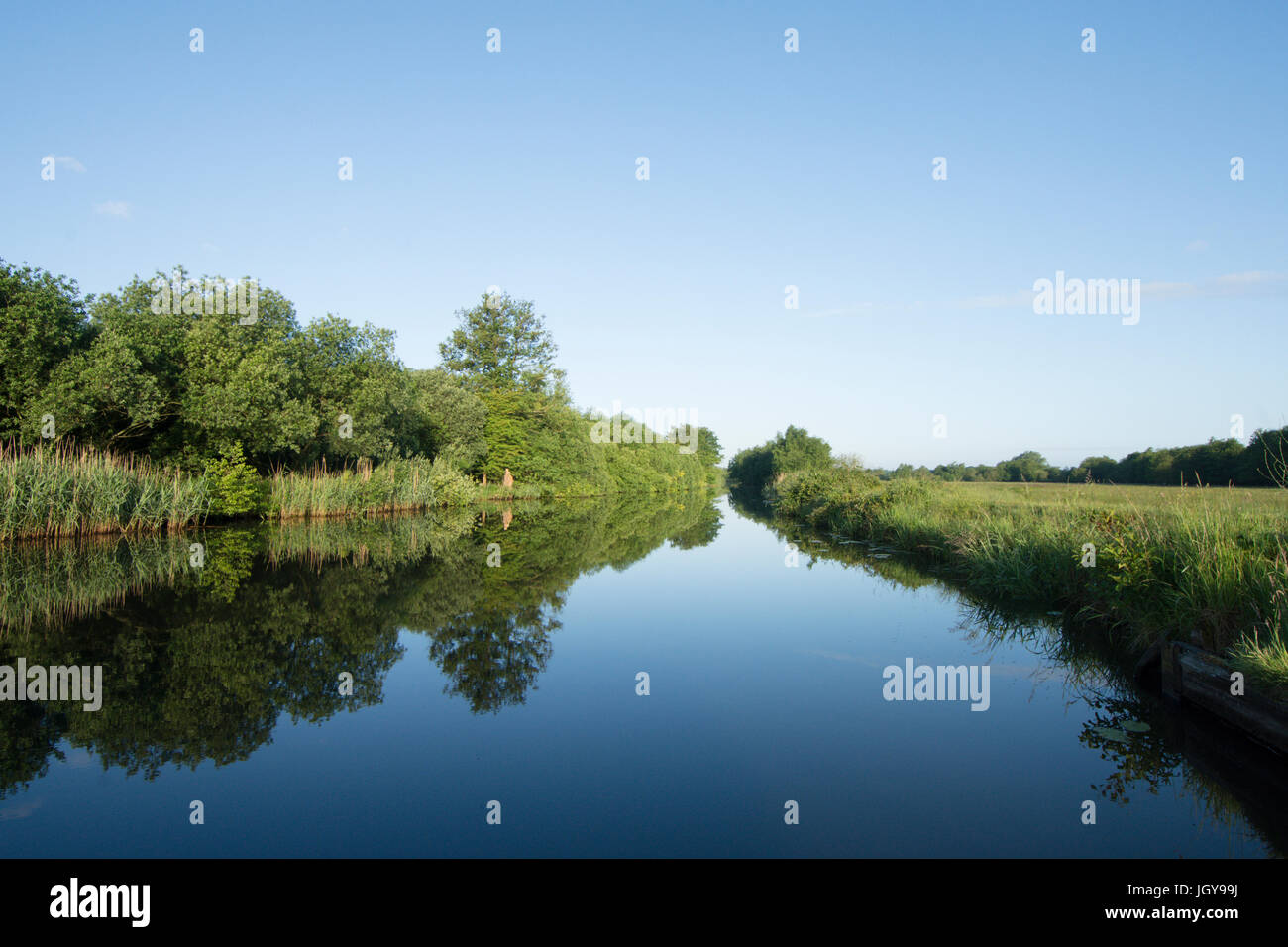 Calm waters norfolk river hi-res stock photography and images - Alamy